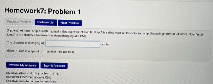 Solved Homework7: Problem 1 Previous Problem Problem List | Chegg.com Solved Homework7: Problem 1 Previous Problem Problem List | Chegg.com
