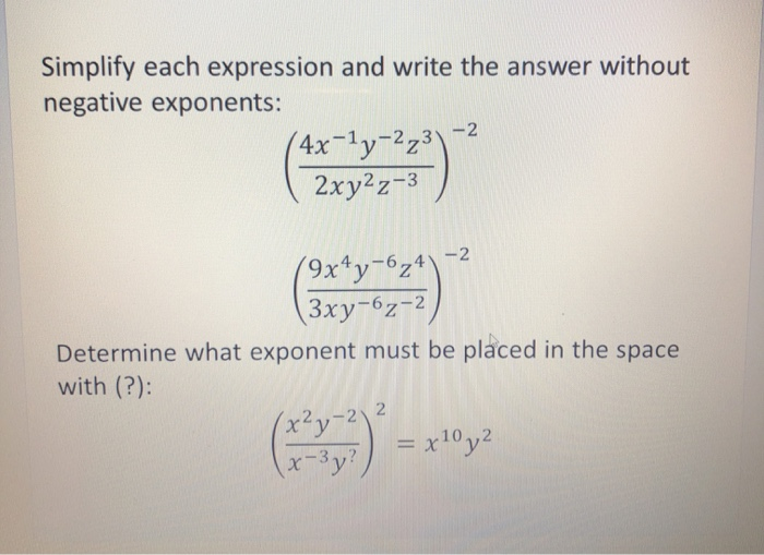 Solved Simplify each expression and write the answer without | Chegg.com