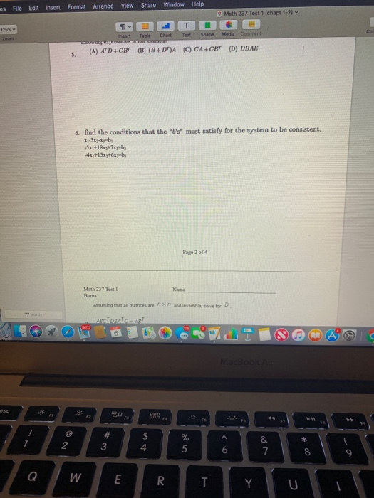 Solved Res File Edit Insert Format Arrange View Share Window | Chegg.com