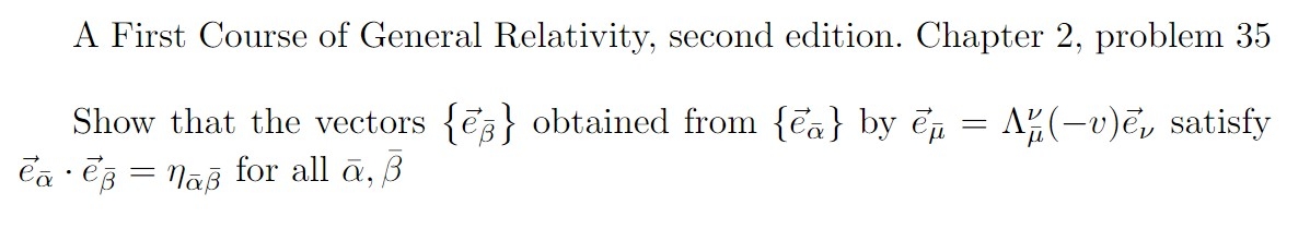 Solved A First Course of General Relativity, second edition. | Chegg.com