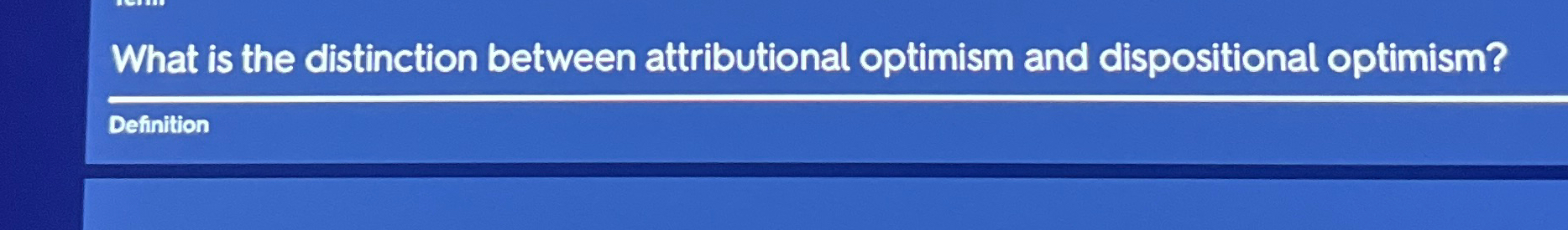 Solved What is the distinction between attributional | Chegg.com