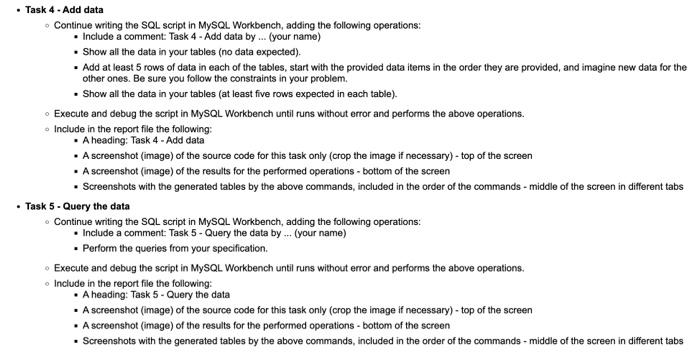 Solved - Task 1-ERD Model - Based on the specification | Chegg.com Solved - Task 1-ERD Model - Based on the specification | Chegg.com
