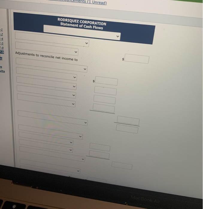 Solved RCES ork Exercise 17-9 (Part Level Submission) | Chegg.com