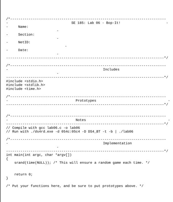 Solved I need a functioning code in C language to do the | Chegg.com