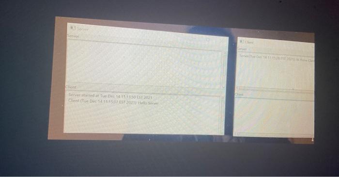 Server Server Client Chegg