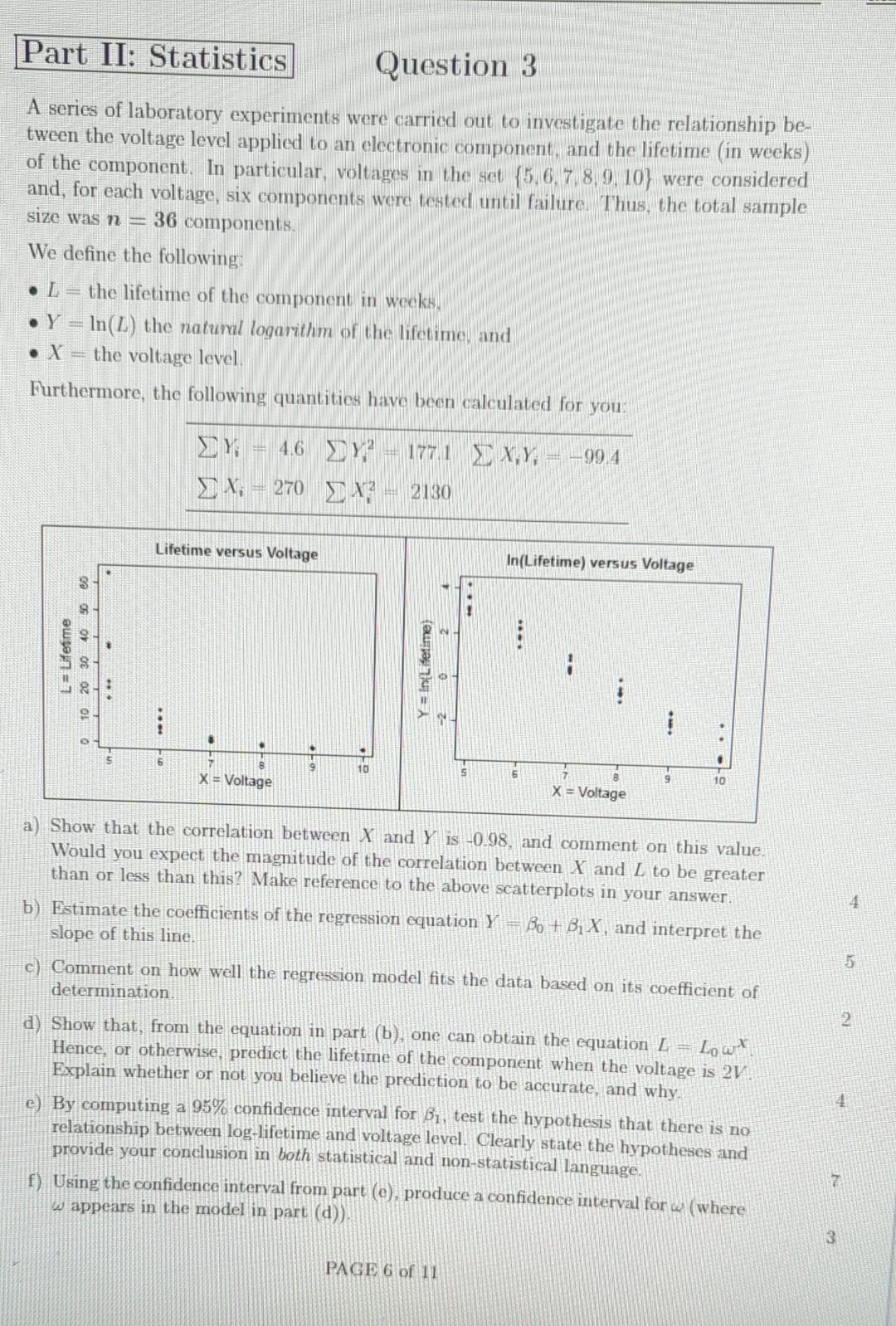 Solved A series of laboratory experiments were carried out | Chegg.com