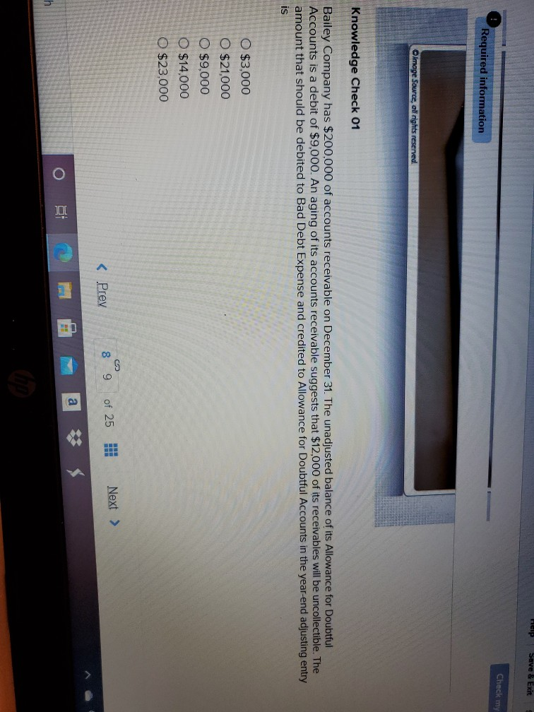 Solved Help Save & Exit Check my Required information Olmage | Chegg.com