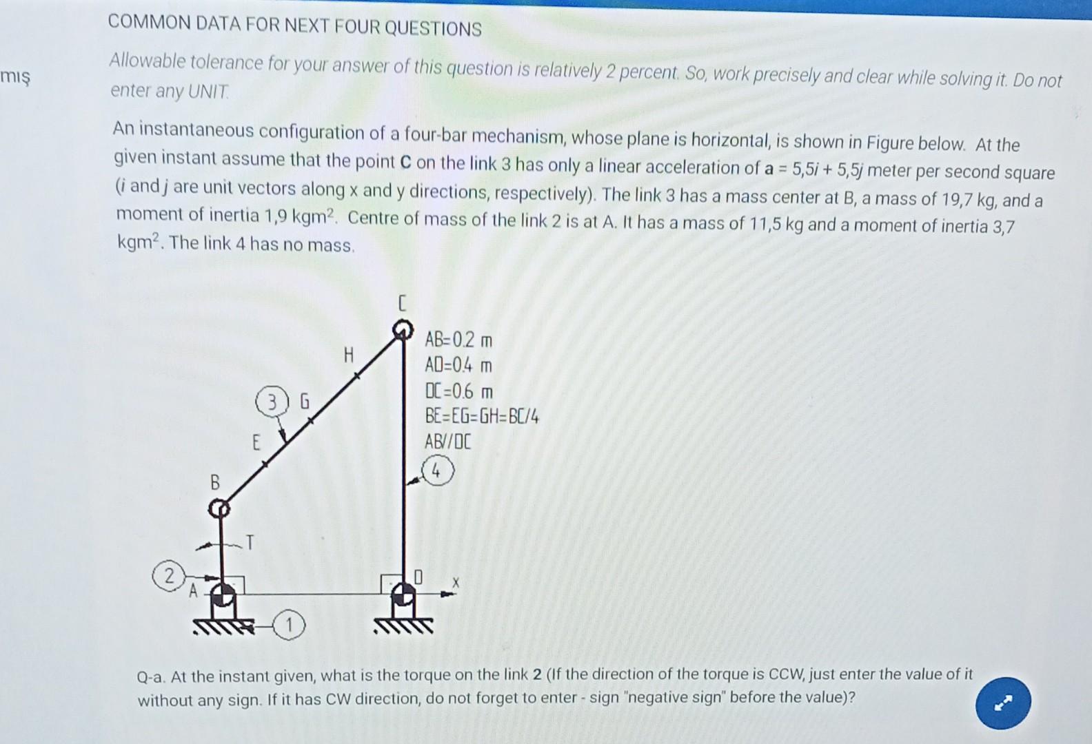 COMMON DATAFOR NEXT FOUR QUESTIONS Allowable | Chegg.com