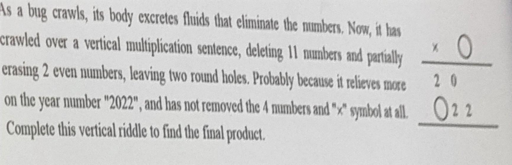 As a bug crawls, its body excretes fluids that | Chegg.com