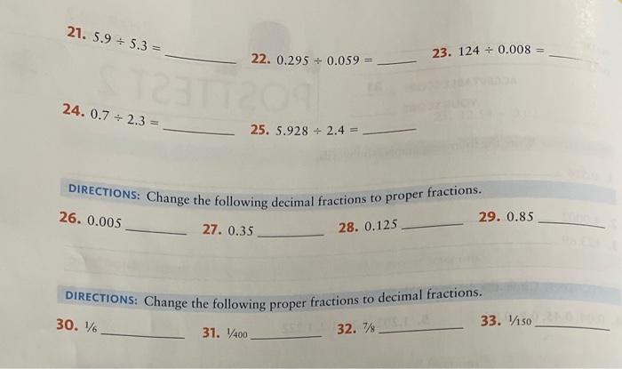 Solved DIRECTIONS: Write the following numbers in words. 1. | Chegg.com