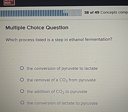 Solved Multiple Cholce QuestionWhich process listed is a | Chegg.com