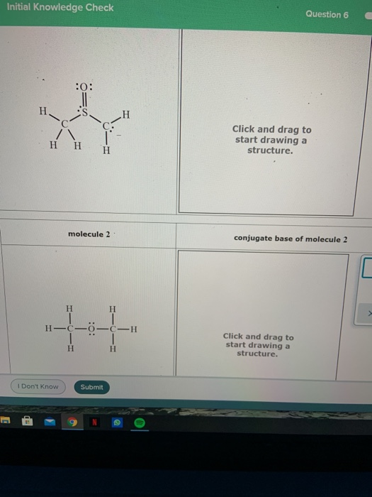 Solved Initial Knowledge Check Question 6 :0: Н Click and | Chegg.com
