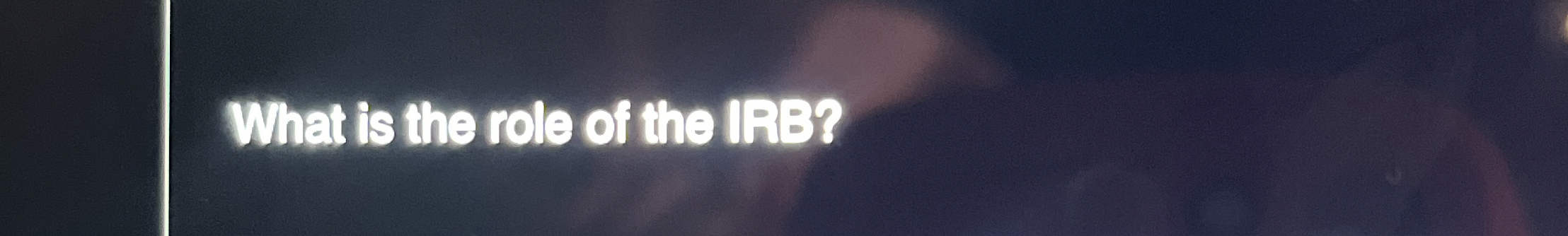 Solved What is the role of the IRBB? | Chegg.com
