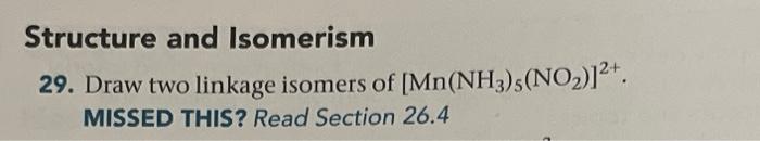 [solved] Structure And Isomerism 29 Draw Two Linkage Isom