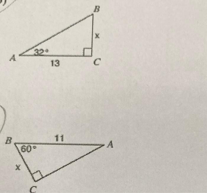 Solved find the measure of each side indicated round to the | Chegg.com