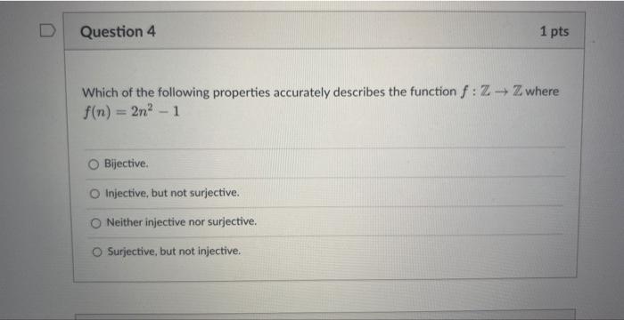 Solved Which of the following properties accurately | Chegg.com