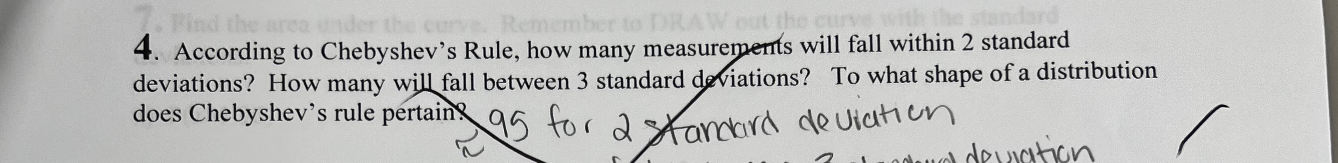 Solved To what shape of a distribution does Chebyshev's rule | Chegg.com