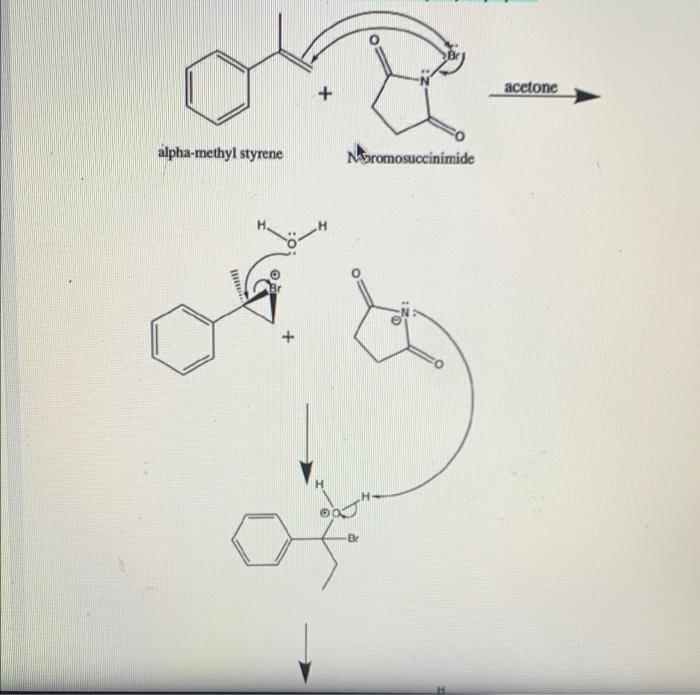 Solved I need to show a mechanism of bromination with alpha | Chegg.com