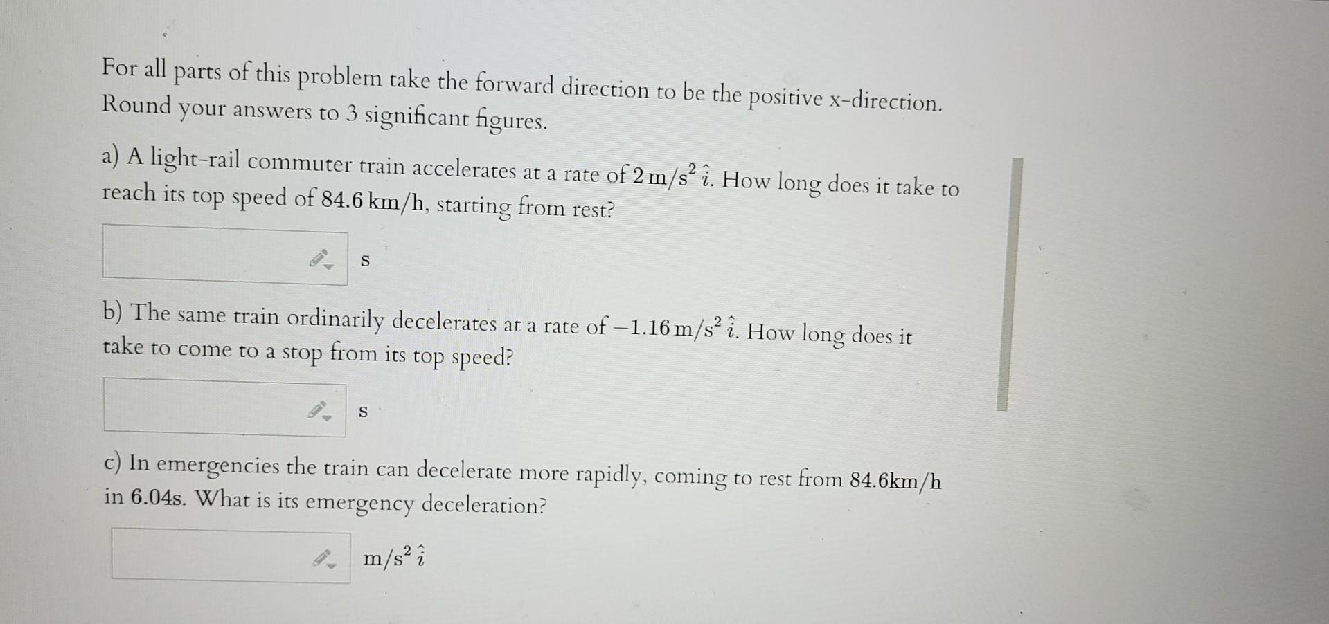 Solved For all parts of this problem take the forward | Chegg.com