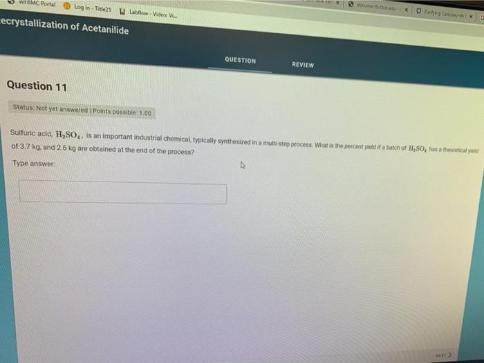 Solved WIEMC Portal Log inde21 Labflow - Video V. wing | Chegg.com