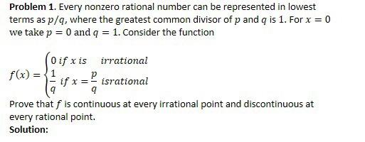 Solved Problem 1. Every nonzero rational number can be | Chegg.com