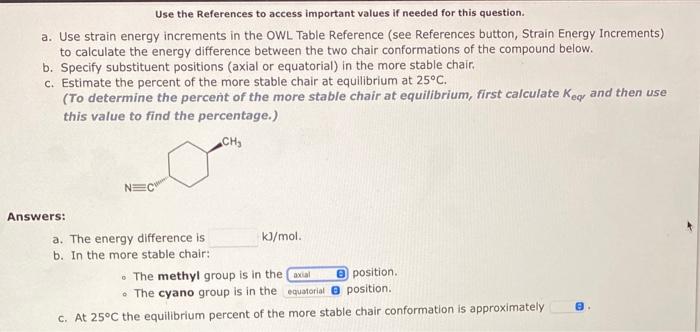 Solved Use the References to access important values if | Chegg.com