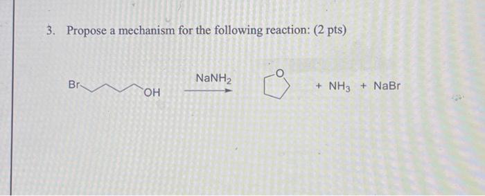 Solved 3. Propose a mechanism for the following reaction: ( | Chegg.com