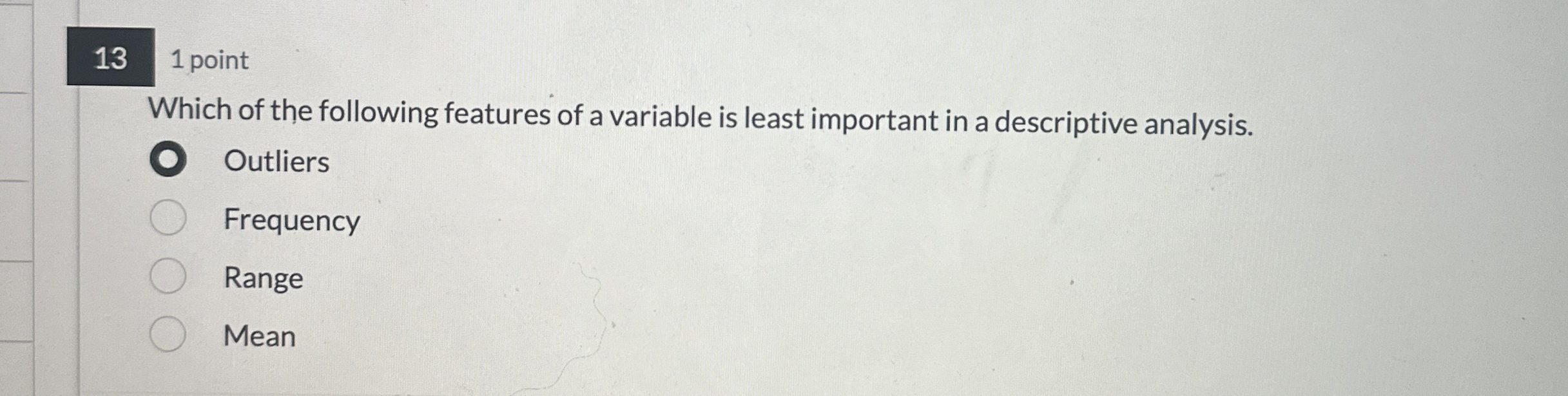 Solved 131 ﻿pointWhich of the following features of a | Chegg.com