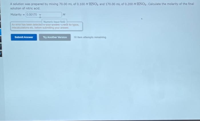 Solved Not Sure What I Did Wrong I Used The Equation M