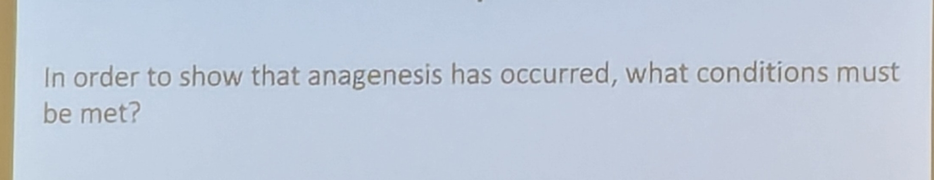 Solved In order to show that anagenesis has occurred, what | Chegg.com