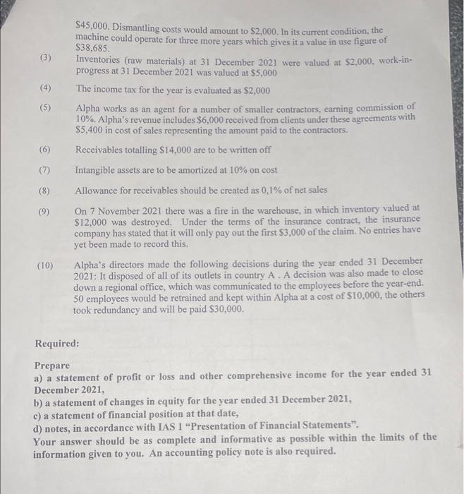 Solved Additional information: (1) Depreciation charges of | Chegg.com