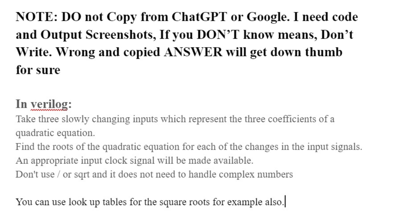 Solved NOTE: DO not Copy from ChatGPT or Google. I need code | Chegg.com