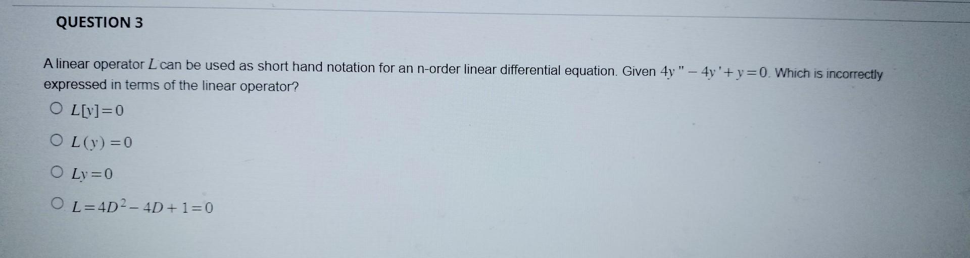 Solved dxdy can be expressed as Dy whereas dx2d2y can be | Chegg.com
