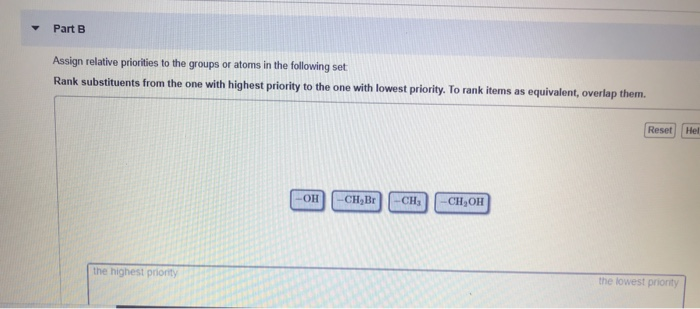 Solved Item 16 Hide Timer Part A Assign relative priorities | Chegg.com
