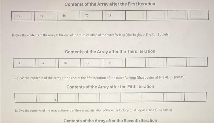 Solved Suppose the implementation of the selection sort | Chegg.com