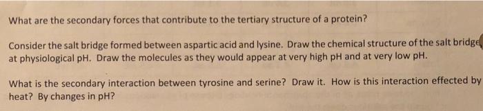 Solved What are the secondary forces that contribute to the | Chegg.com