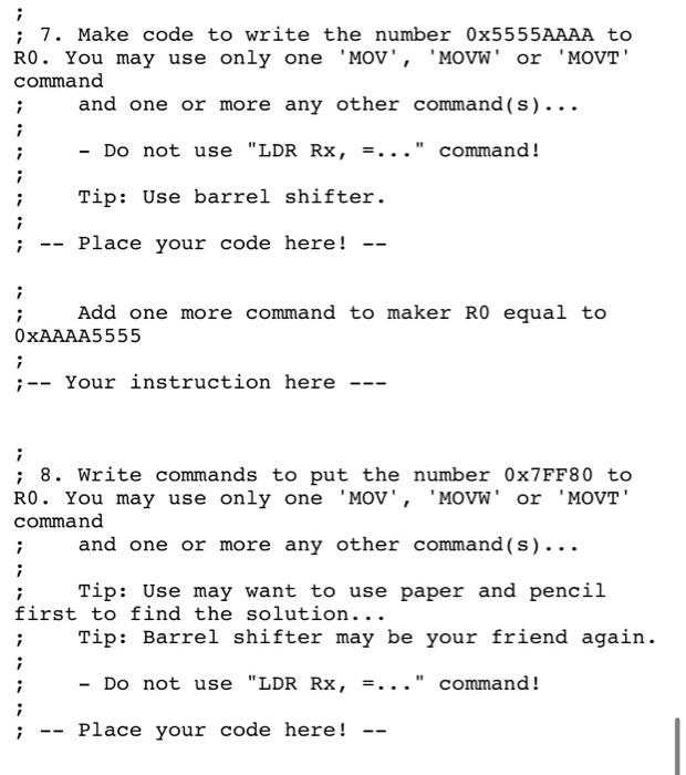 Solved ; 5. Store 0x3FFFFFFF, 0xFFFFFFFF, 0xFFFFFFFF, | Chegg.com