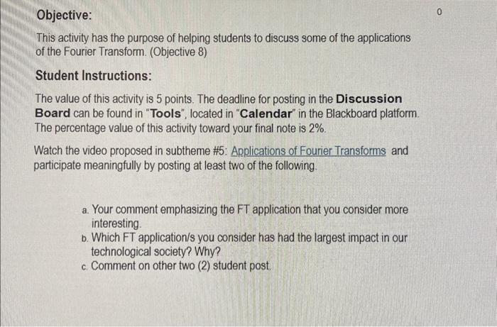 Solved Objective: This activity has the purpose of helping | Chegg.com
