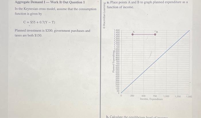 Solved Aggregate Demand I - Work It Out Question 1 In the | Chegg.com