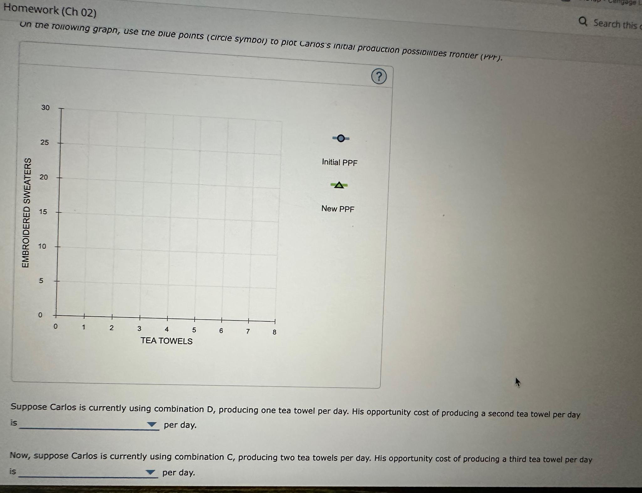 Solved Homework (Ch 02)un the rollowing graph, use the dive | Chegg.com