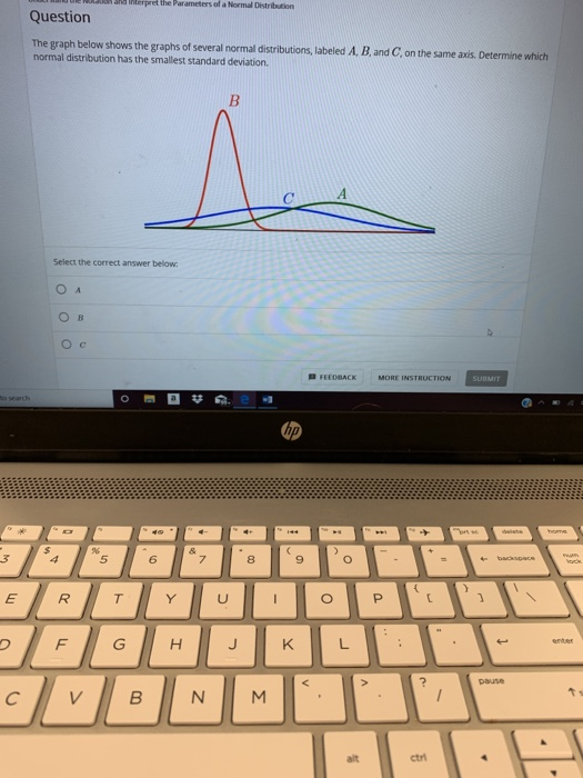 Solved U Interpret the Parameters of a Normal Distribution R | Chegg.com