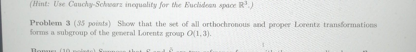 Solved Problem 3 (35 points) Show that the set of all | Chegg.com