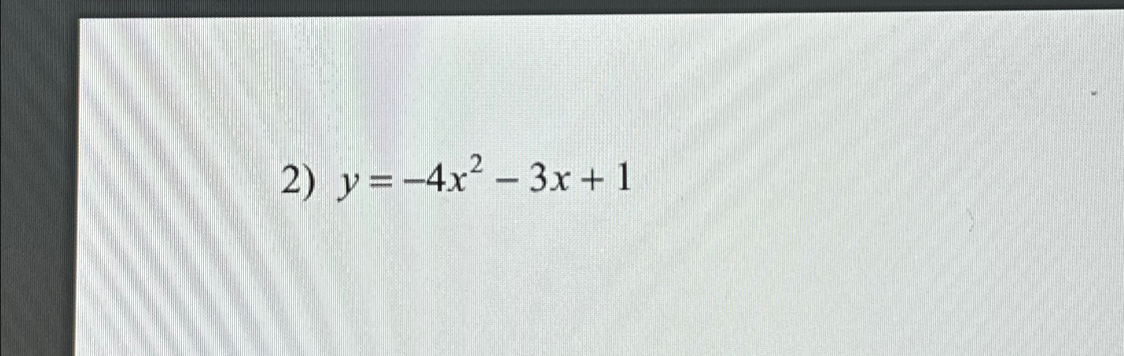 Solved y=-4x2-3x+1Use the definition of the derivative to | Chegg.com