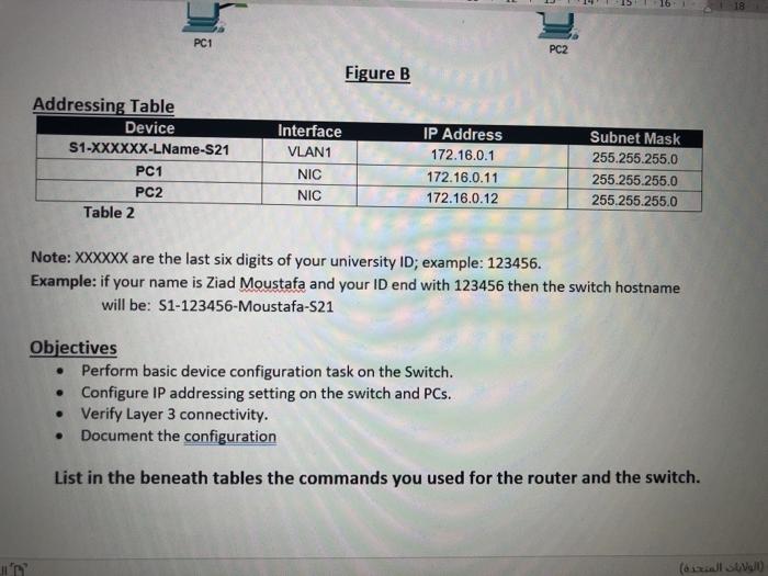 Solved Configuration Configure your network as shown in | Chegg.com