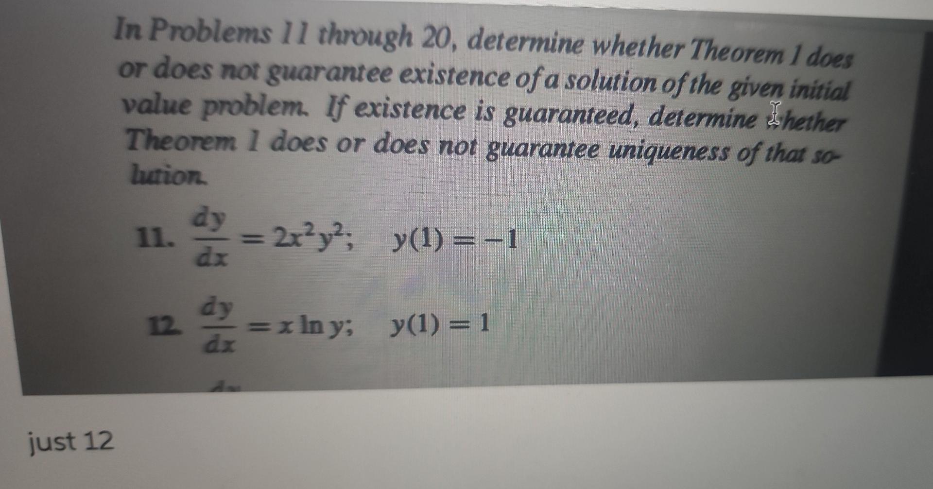 Solved In Problems I through 10, we have provided she slope | Chegg.com