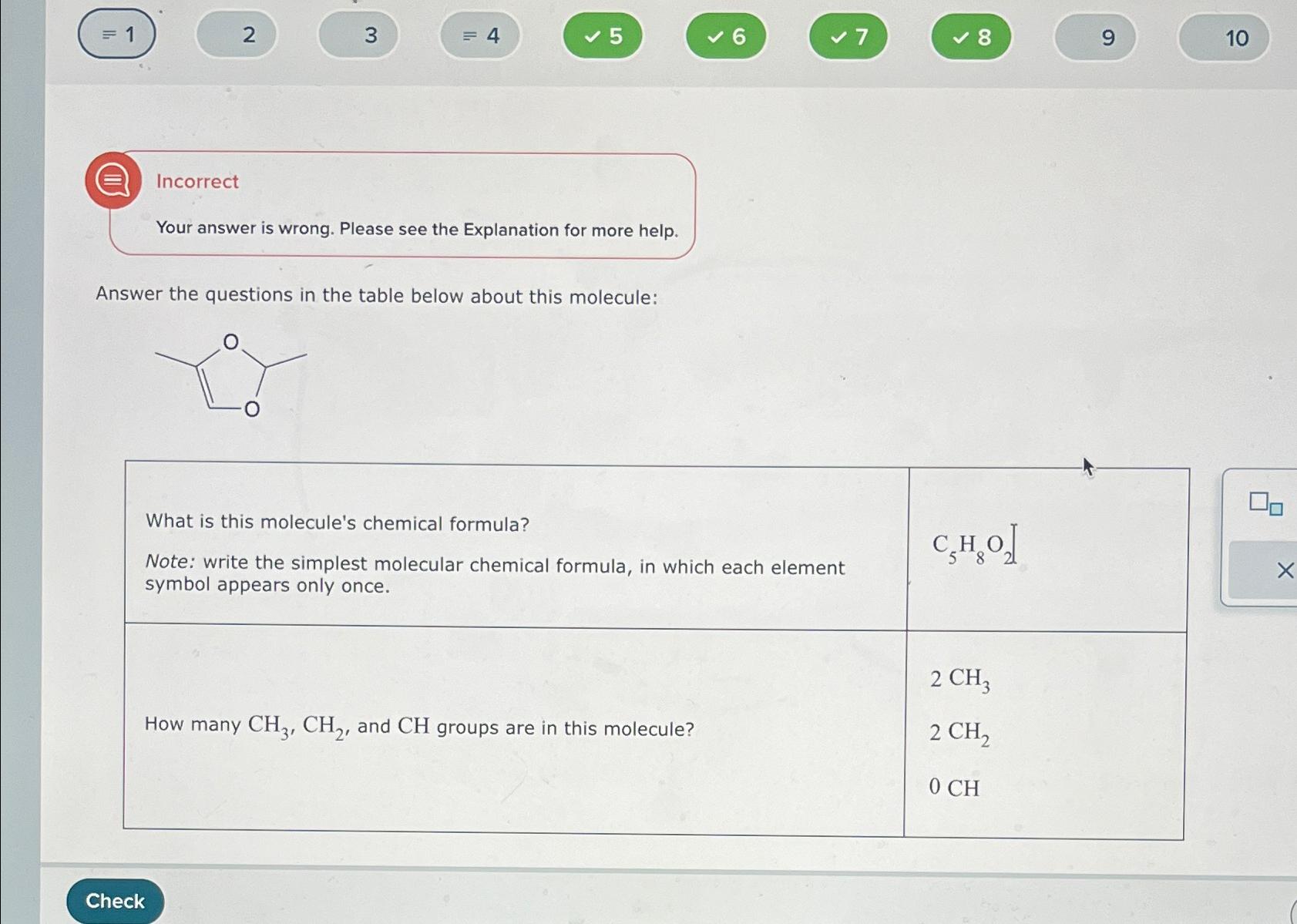 Solved -=123-=4 5IncorrectYour answer is wrong. Please see | Chegg.com
