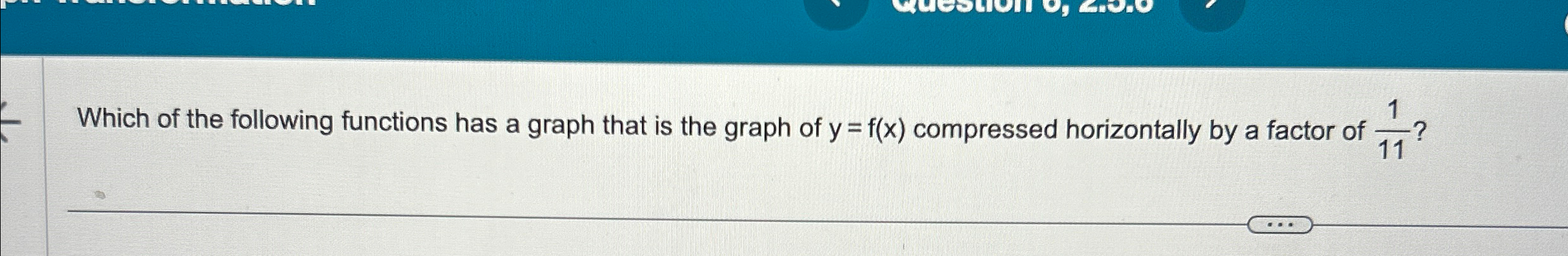 Solved Which of the following functions has a graph that is | Chegg.com