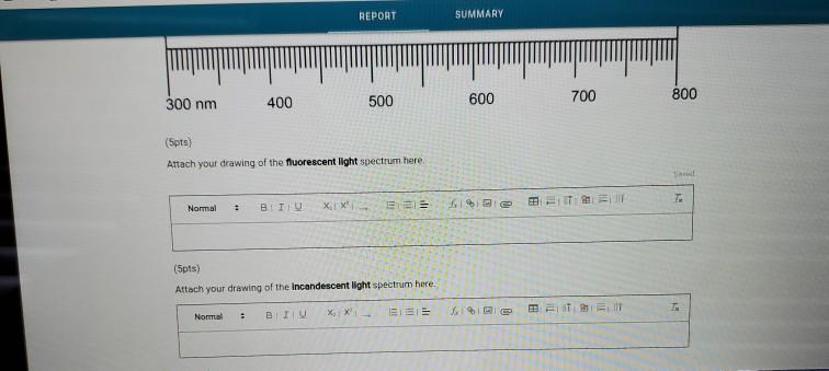 Solved (20pts) Part A. Using a Spectroscope Examine the | Chegg.com