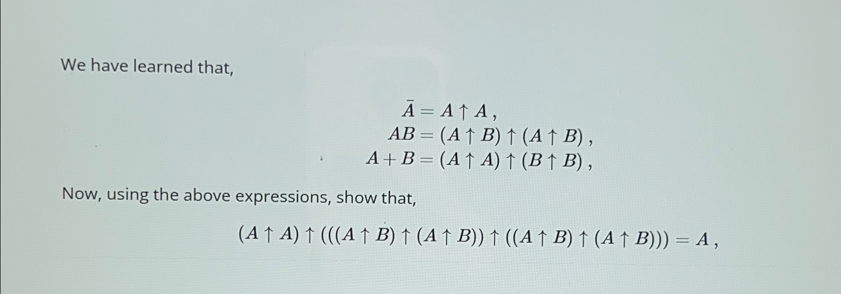 Solved We have learned | Chegg.com