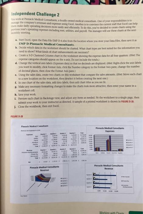 Solved Independent Challenge 2 Ywu wock at Pinnaxle Medlical | Chegg.com